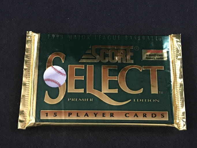 1993 Score Select Baseball Sealed Pack