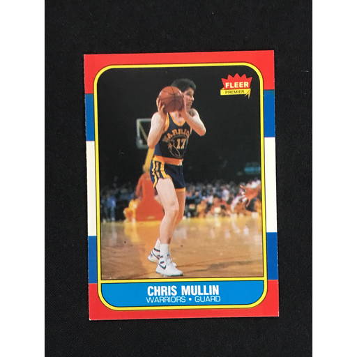 1986 Fleer Chris Mullin Rookie Card
