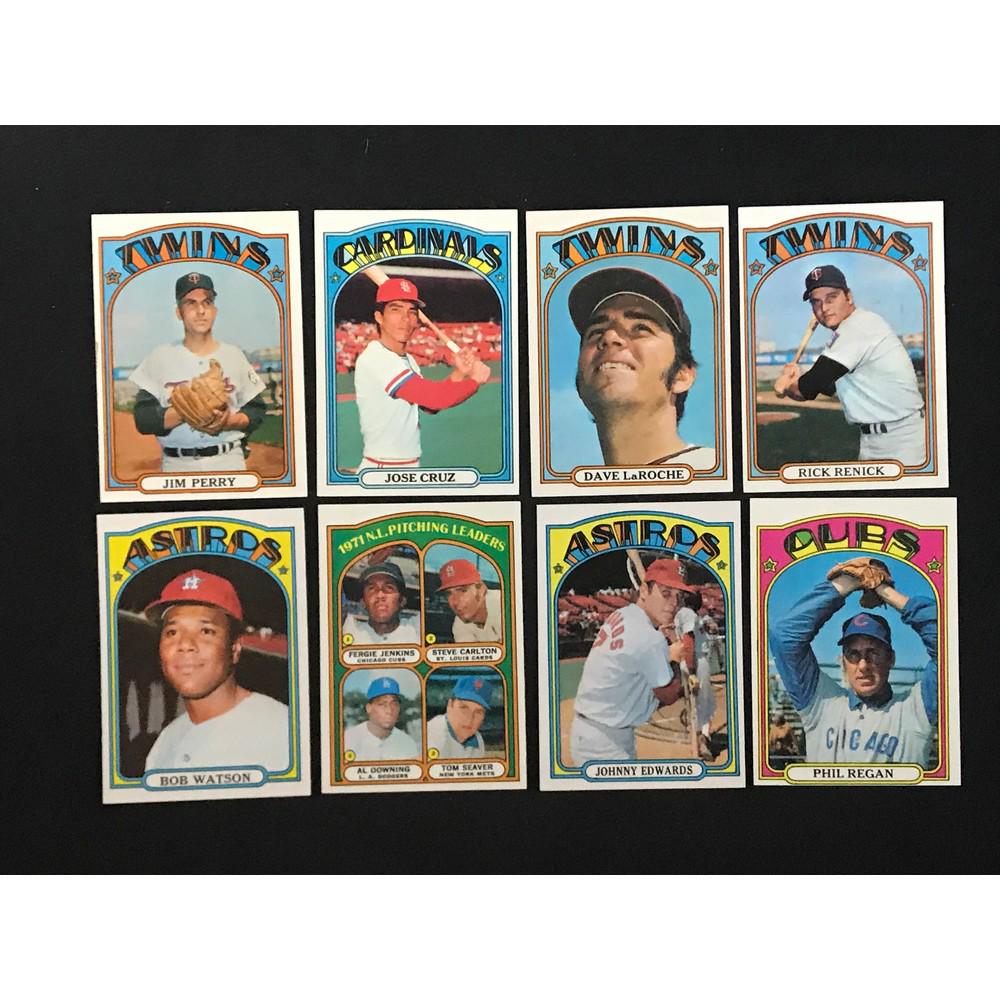 20 High Grade 1972 Topps Baseball Cards