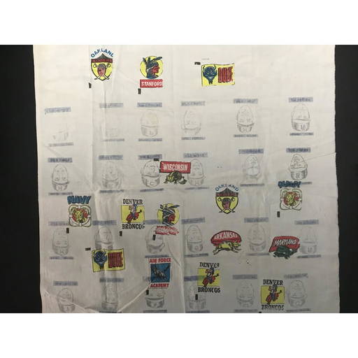 1965 Topps Baseball Transfers Sheet