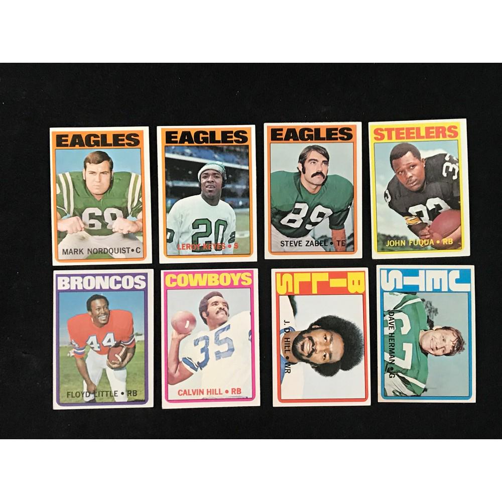 233 1972 Topps Football Cards