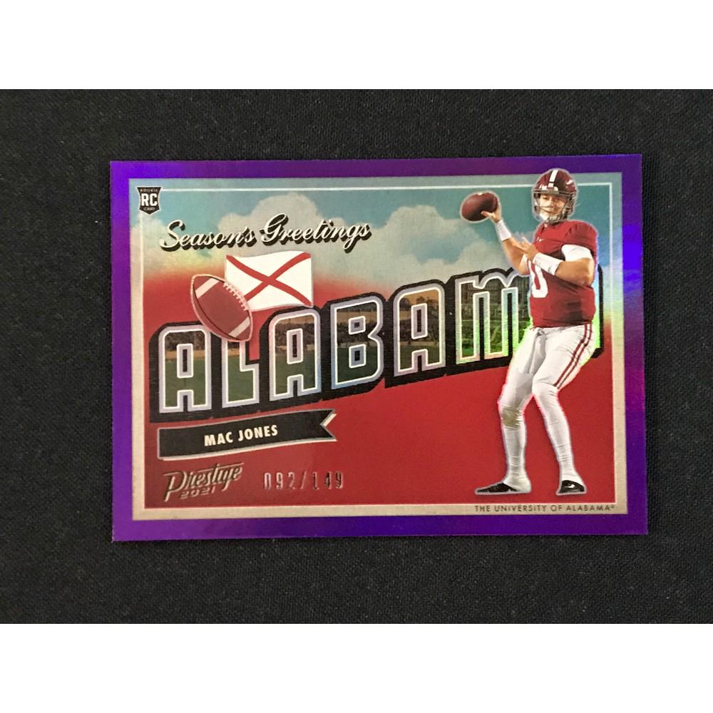 2021 Playoff Mac Jones Rookie Card