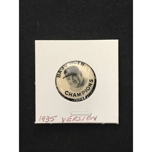 1935 Babe Ruth Pin Back (#0022A) on Jan 31, 2022 | Saco River Auction in ME