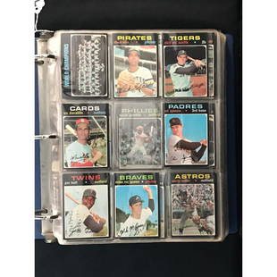 476 Different 1971 Topps Baseball Cards