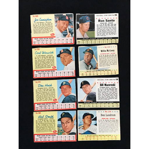 37 1961 Post Cereal Baseball Cards
