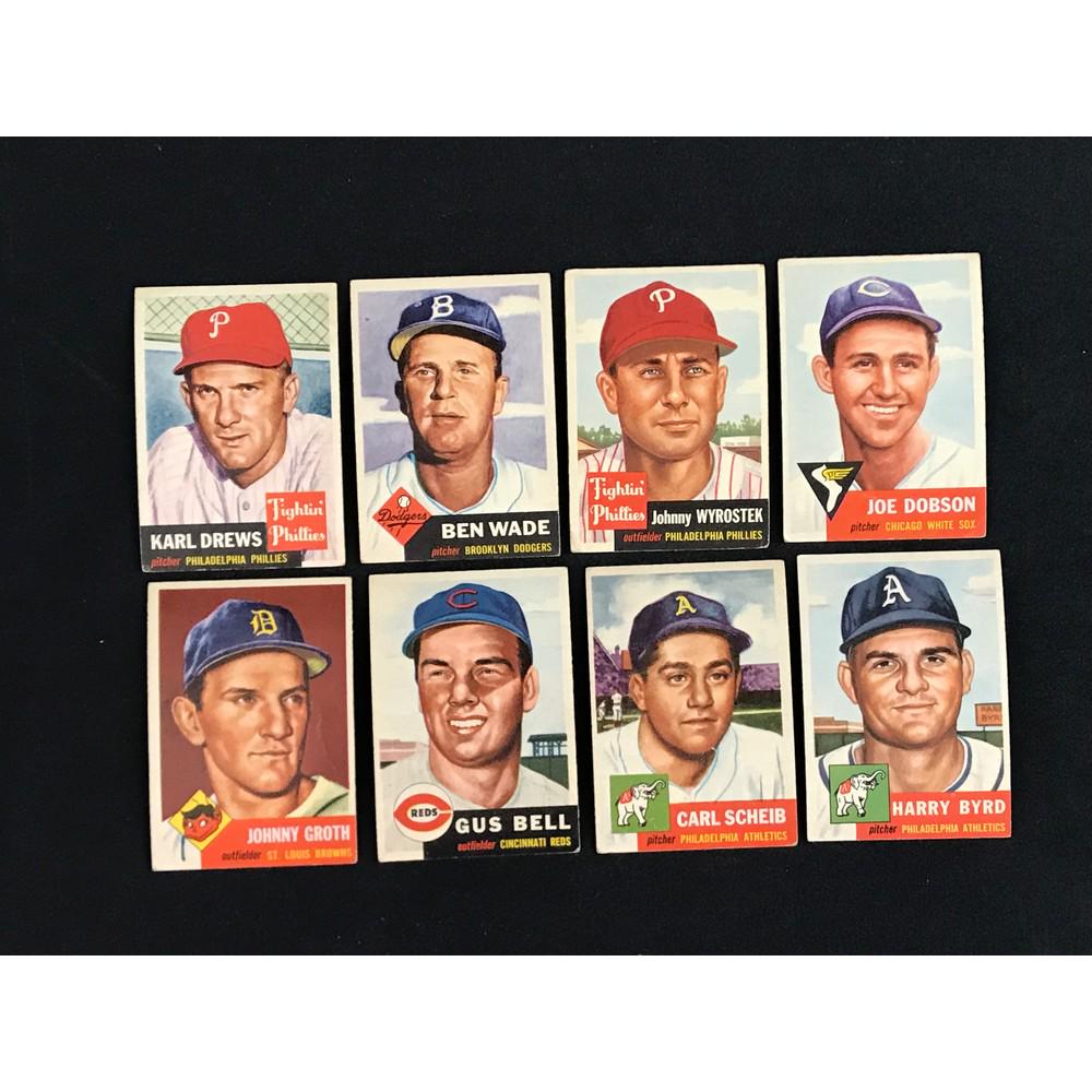 15 1953 Topps Baseball Cards