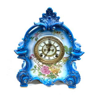 Ansonia "radical" Porcelain Clock