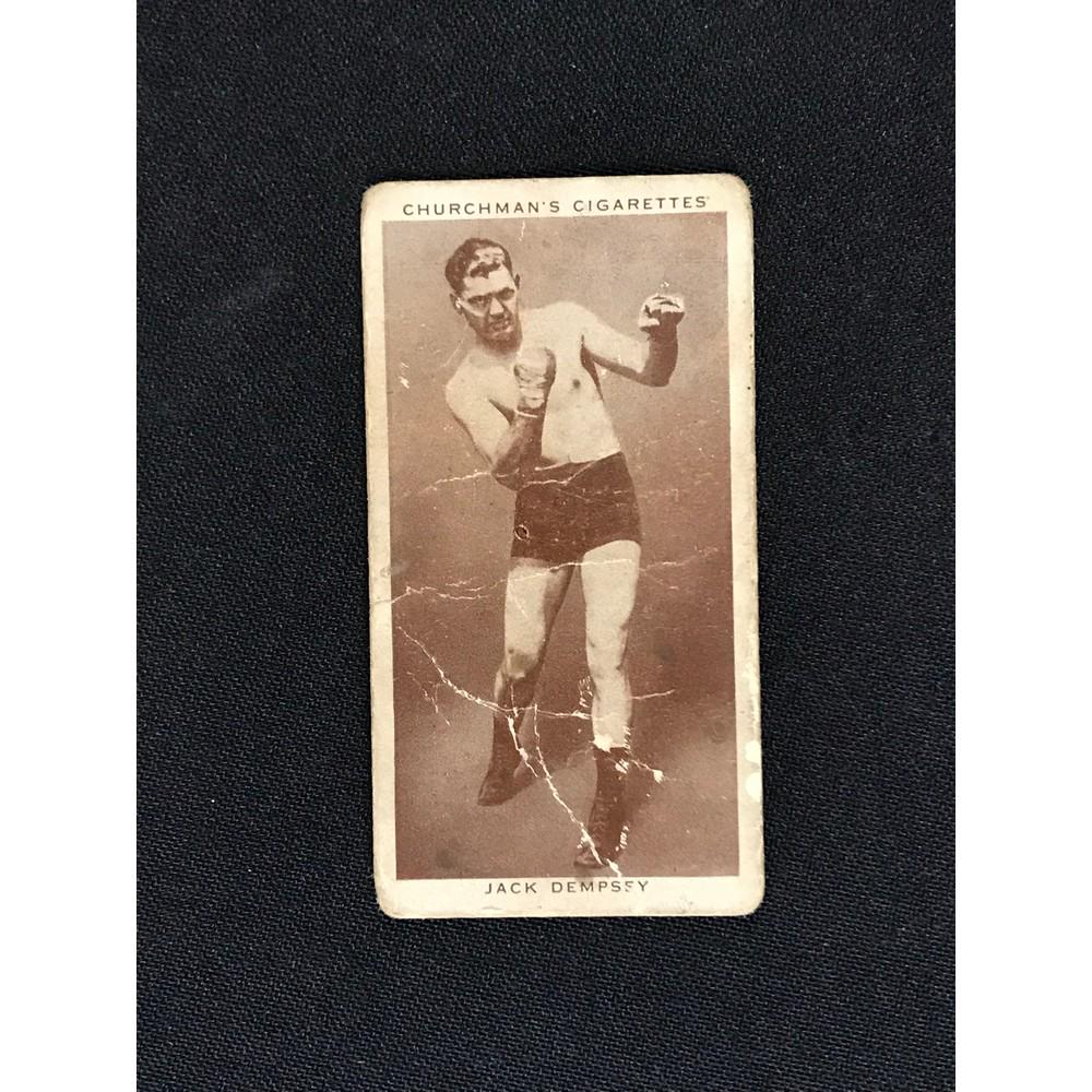 1928 Churchman Jack Dempsey Boxing Card - May 02, 2022 | Saco River ...