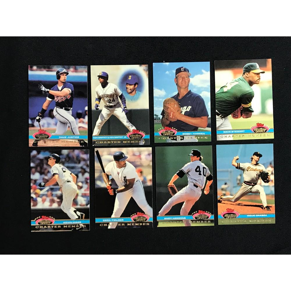 30 1991 Stadium Club Charter Member Baseball Cards