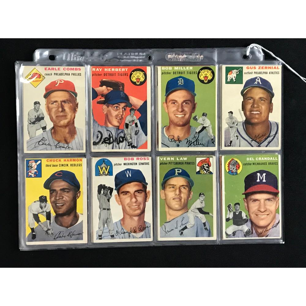 32 1954 Topps Baseball Cards