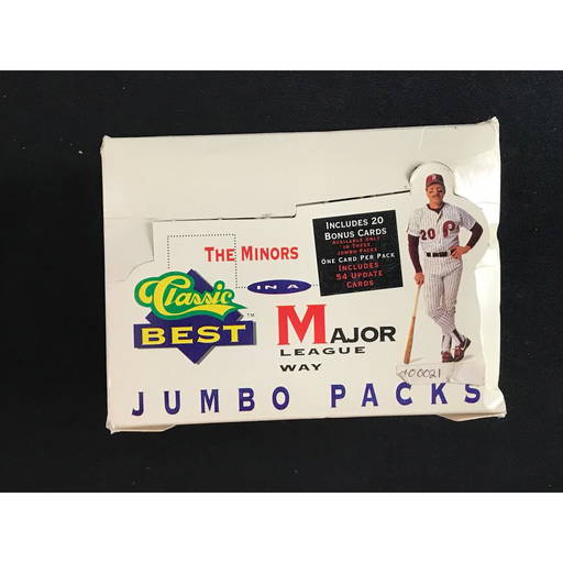 1992 Classic Draft Baseball Jumbo Pack Box