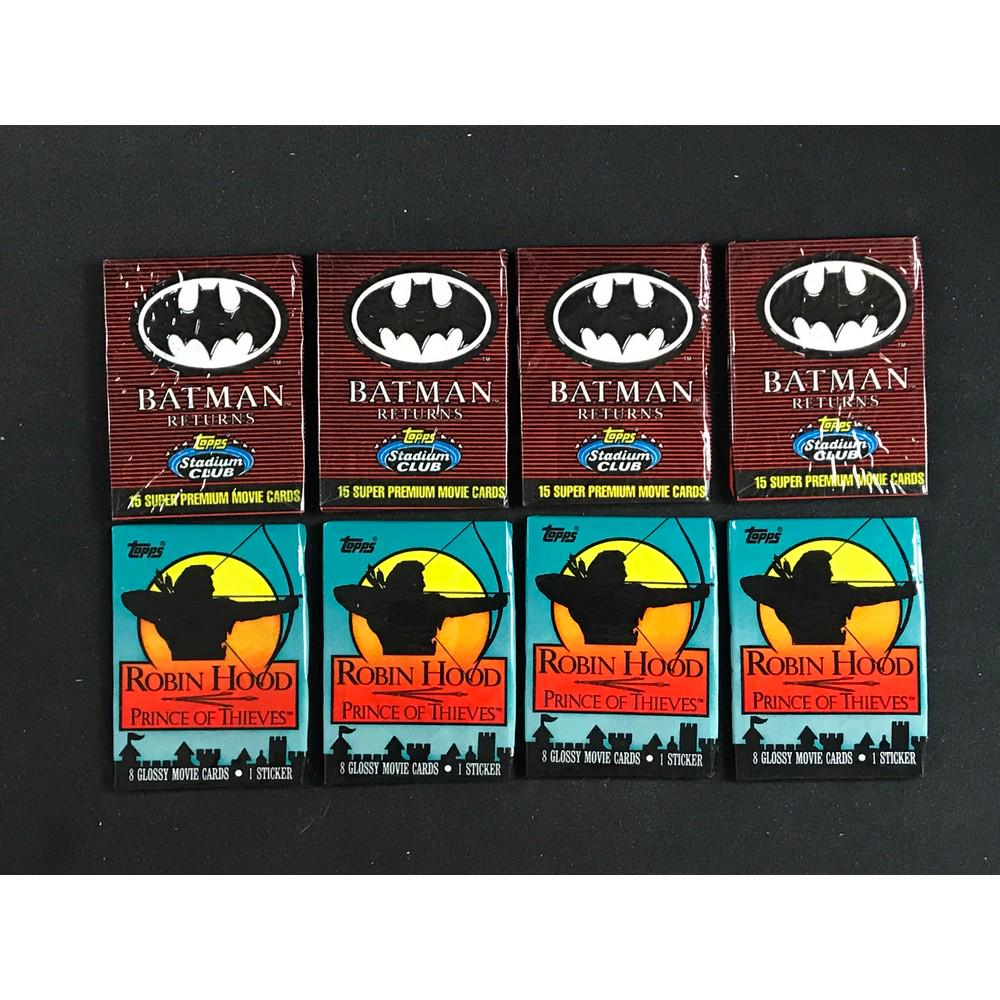 18 Robinhood/batman Unopened Packs
