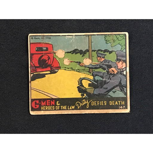 1936 G-men Gangster Card #147 (#0096) on Dec 05, 2022 | Saco River ...