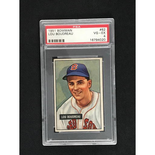 1951 Bowman Lou Boudreau Psa 5 (#0121) on Jan 02, 2023 | Saco River ...