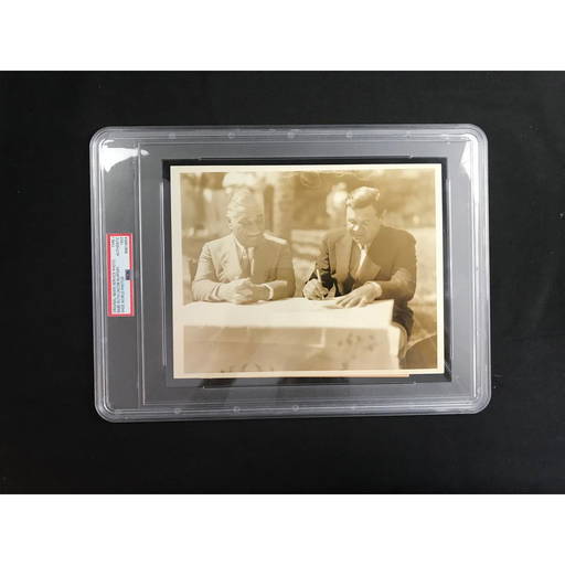 Babe Ruth/jacob Ruppert Type 1 Photo Psa Authentic