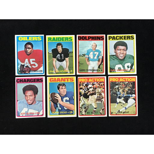 270 1972 Topps Football Cards