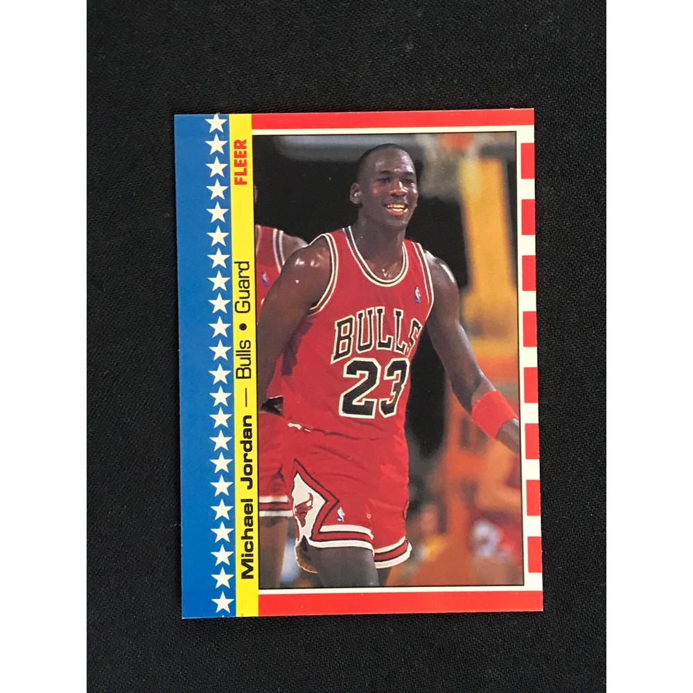 1987 Fleer Michael Jordan Sticker High Grade