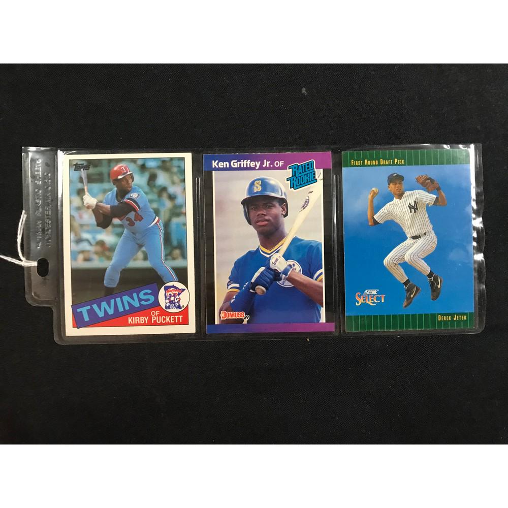 Three Baseball Rookie Cards