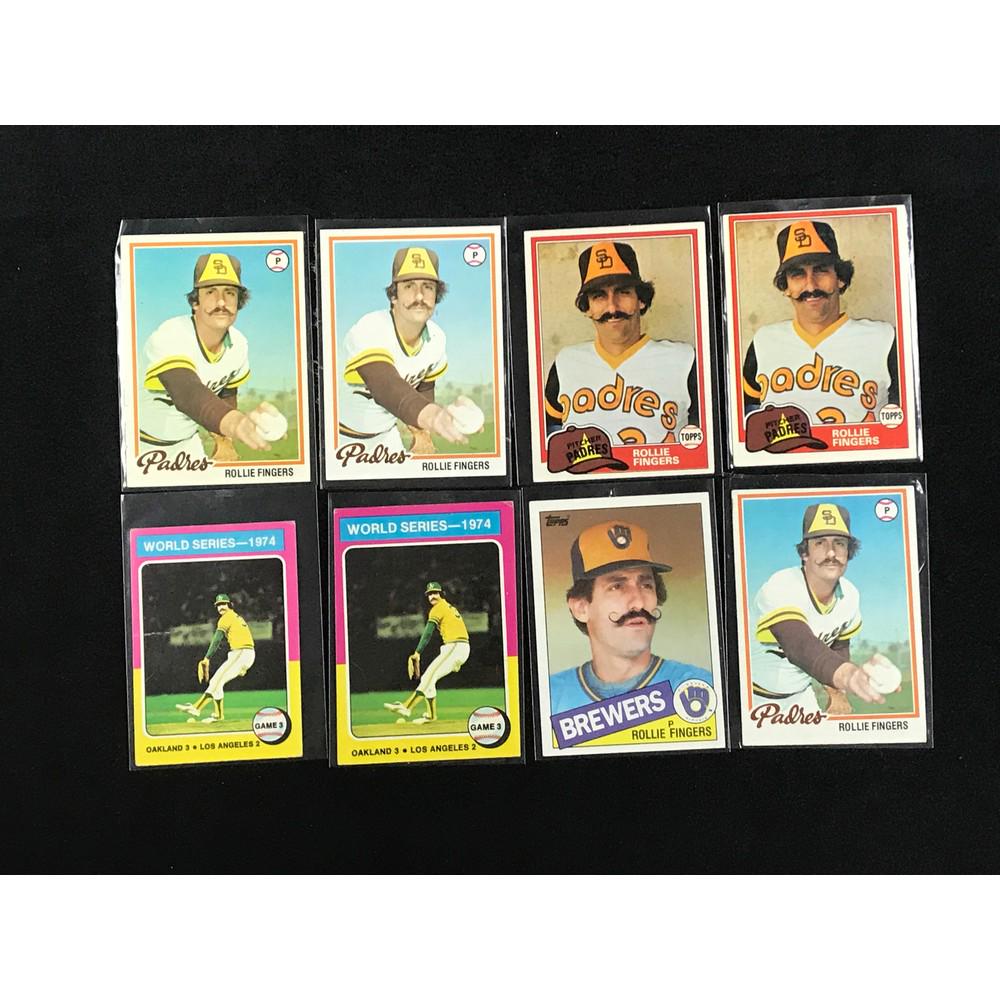 16 Vintage Rollie Fingers Cards