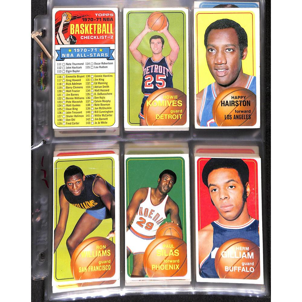 48 1970 Topps Basketball Cards Auction