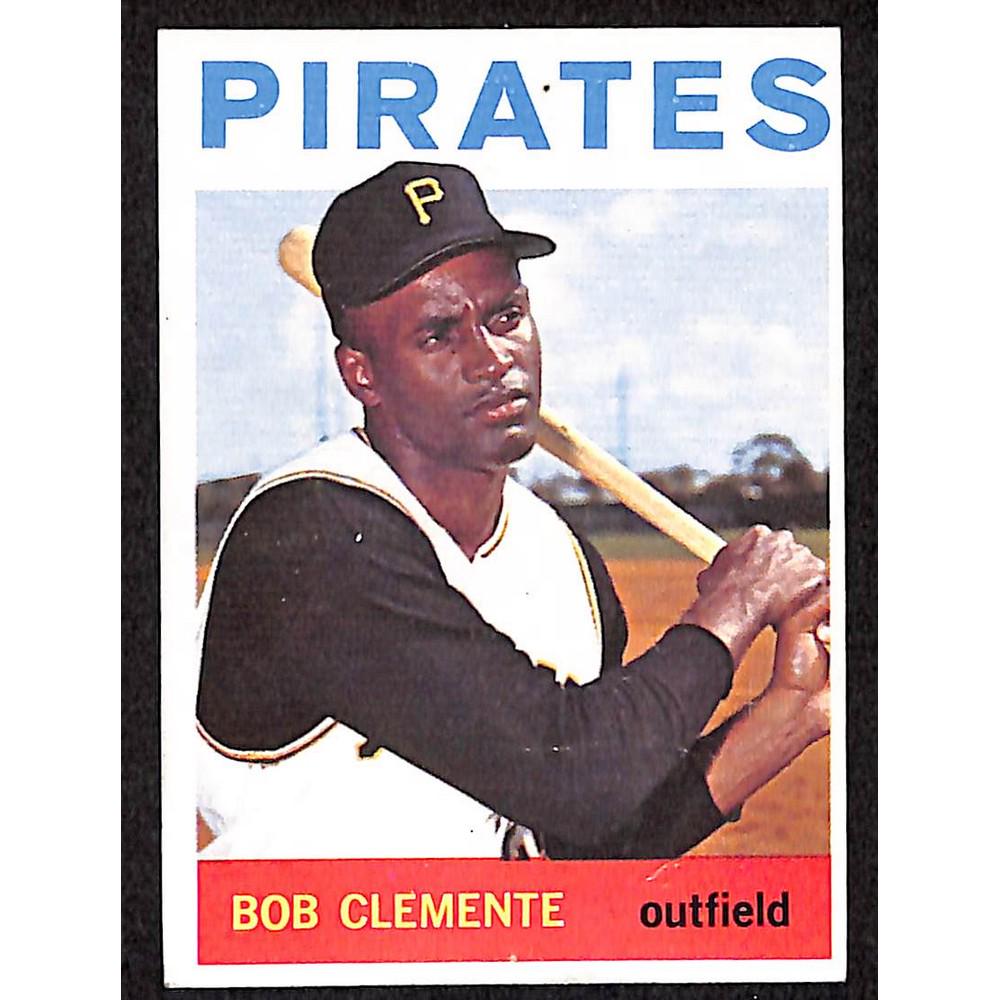 1964 Topps Roberto Clemente With Pin Hole Auction