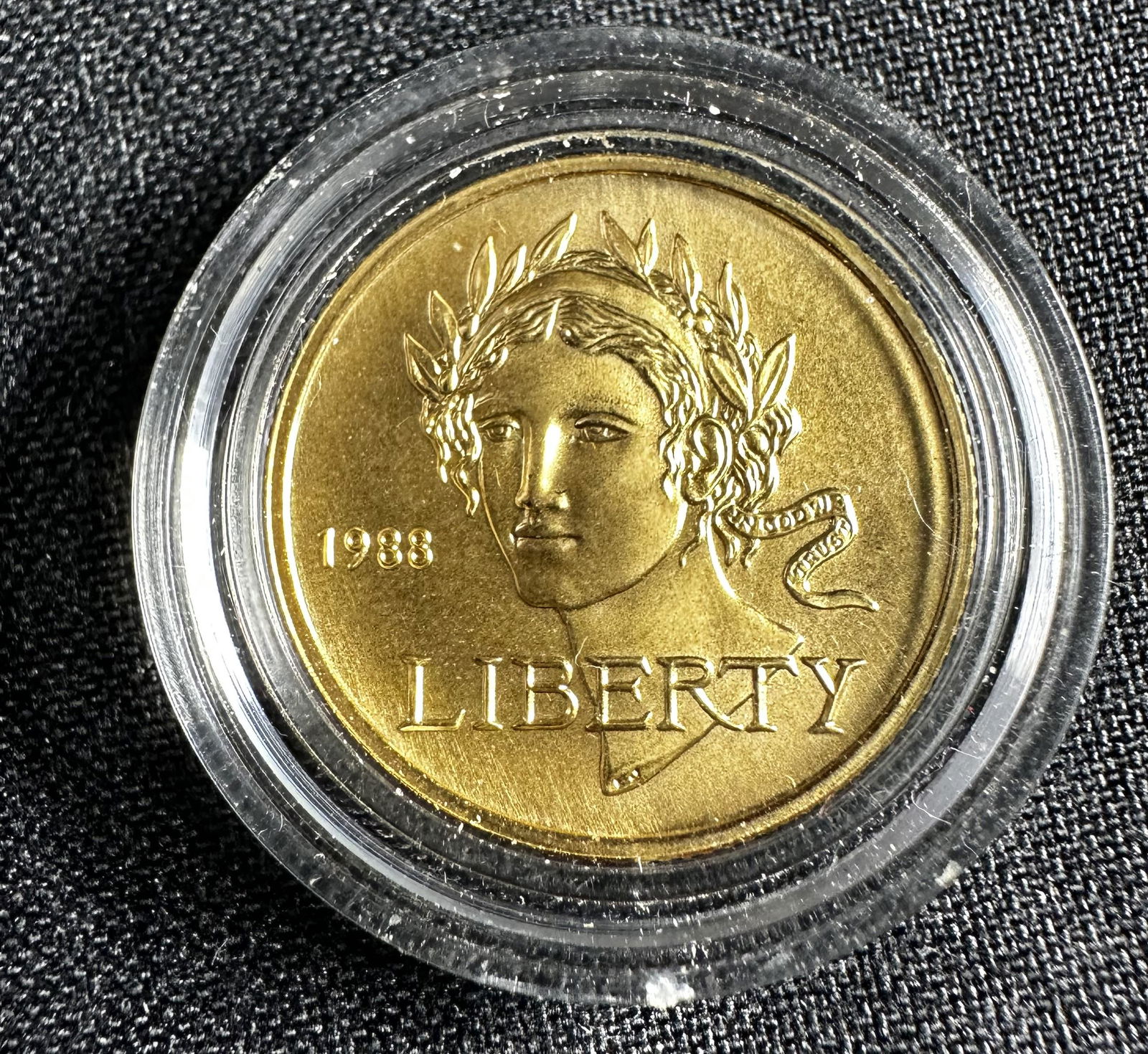 1988 W $5 Liberty Olympic Gold Coin Auction