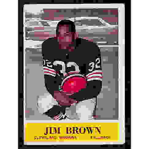 1964 Philadelphia Jim Brown Card Auction