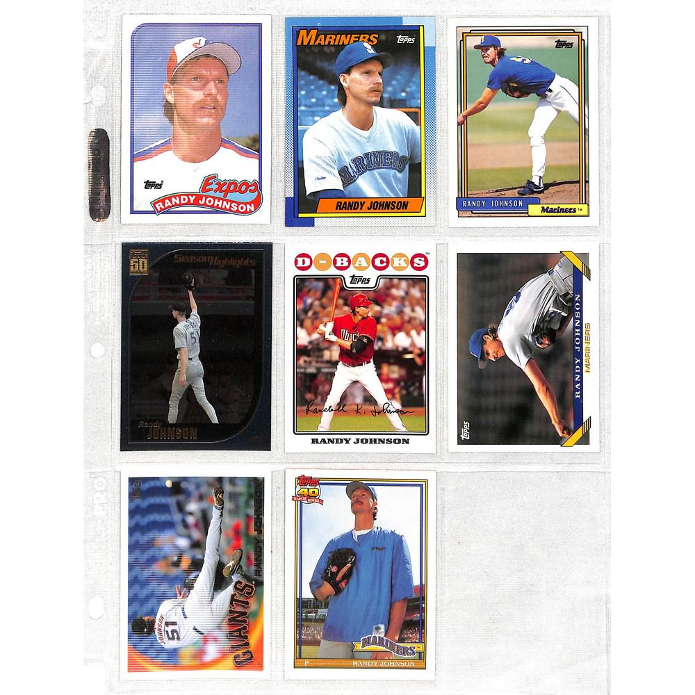 8 Randy Johnson Cards With Rc Auction