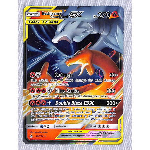 Pokemon High Grade Charizard Card