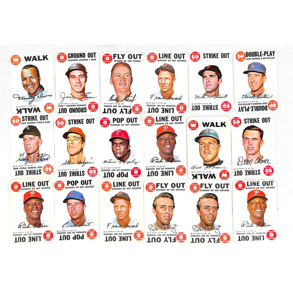 (50) 1968 Topps Baseball Game Cards Auction