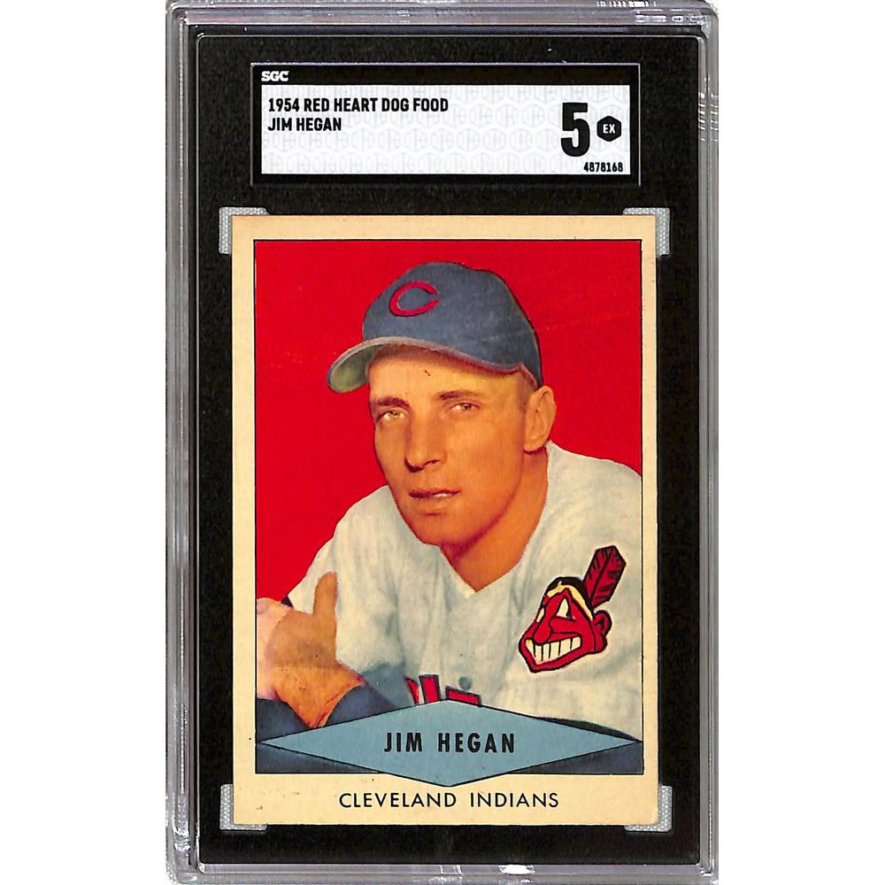 1954 Red Heart Jim Hegan Sgc 5 Auction
