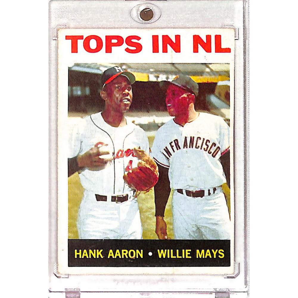 1964 Topps Aaron/mays Auction