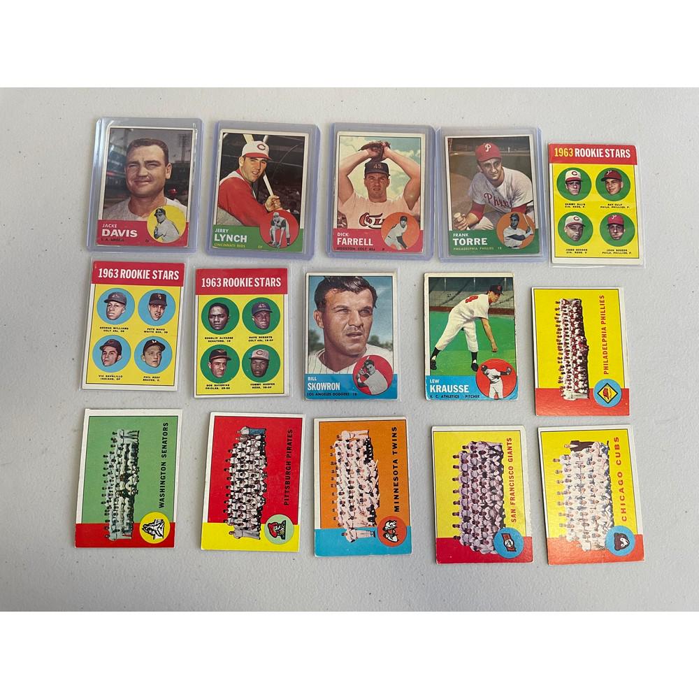 Over 50 1963 Topps Baseball Cards