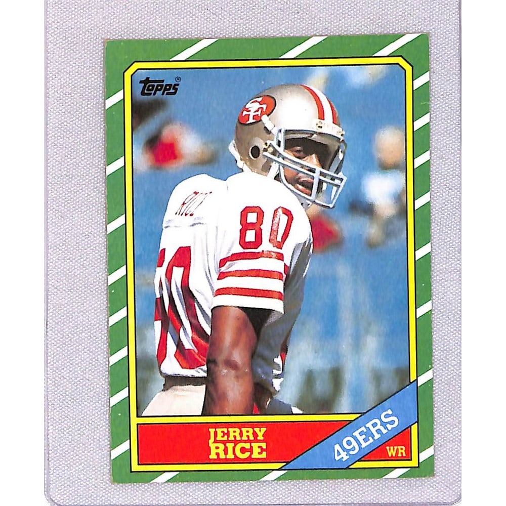 1986 Topps Jerry Rice Rookie Mint Auction