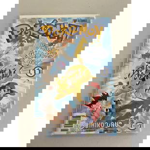 Pokemon Comic Signed By Eric "brock" Stuart