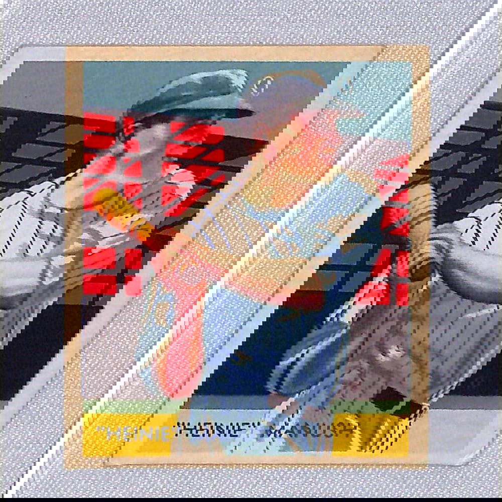 1935 Diamond Stars Heinie Manush Crease Free Nice Auction