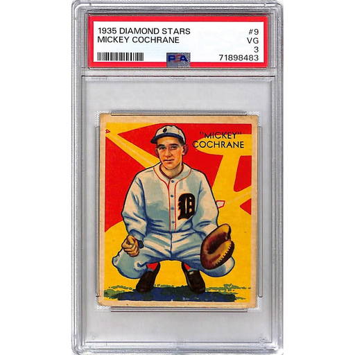 1935 Diamond Stars Mickey Cochrane Psa 3