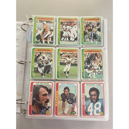 1978 Topps Football Complete Set In Binder