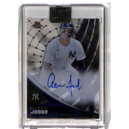 2022 Topps Trek Aaron Judge Auto Card