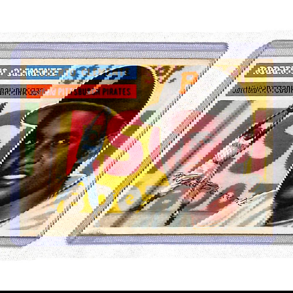 1956 Topps Roberto Clemente Gray Back Auction