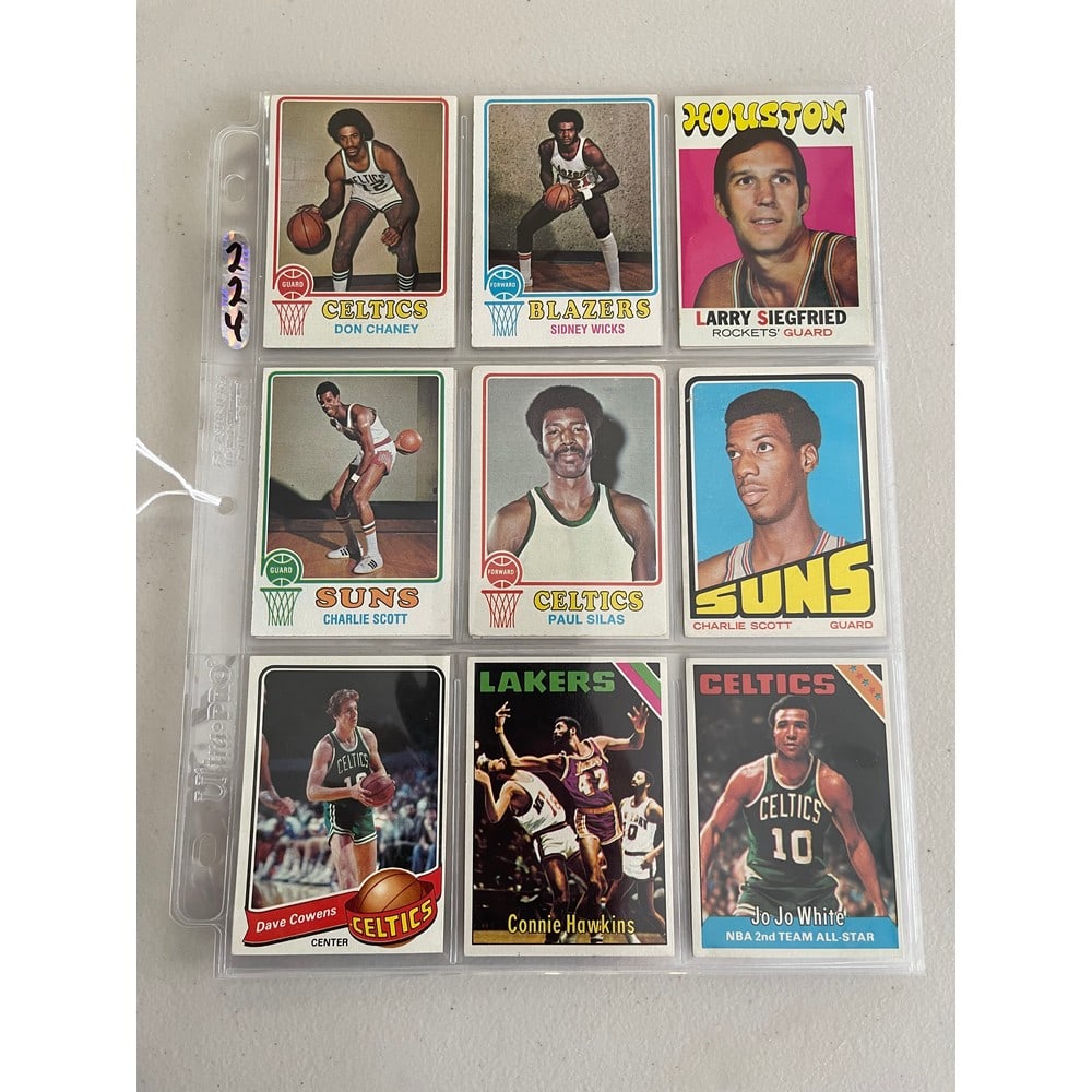(14) 1970's Topps Basketball Cards