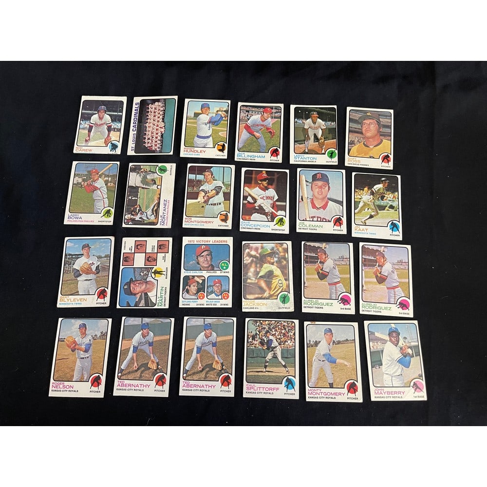 (900) 1973 Topps Baseball Cards Auction