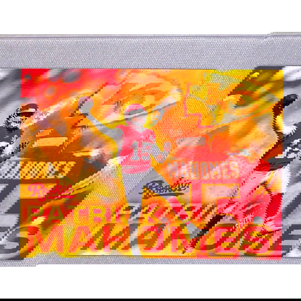 Patrick Mahomes Rookie Draft Card Auction