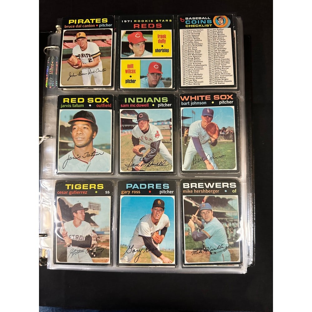 (347) Different 1971 Topps Baseball Cards