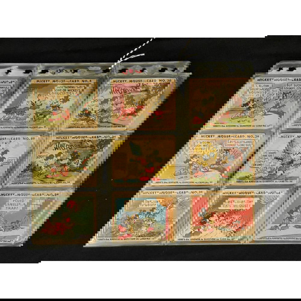 27 1935 Gum Inc Mickey Mouse Cards Auction
