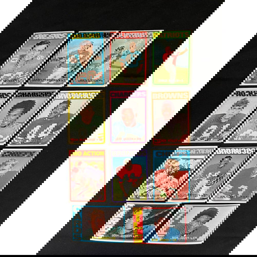 (155) 1972 Topps Football Cards Auction