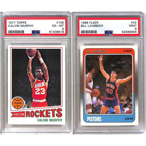 (2)psa Graded Basketball Cards