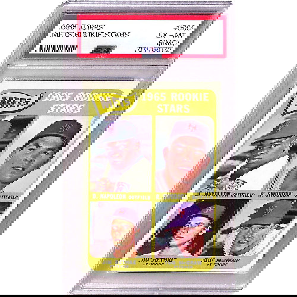 1965 Topps Mets Rookie Stars Psa 6 Mc Auction