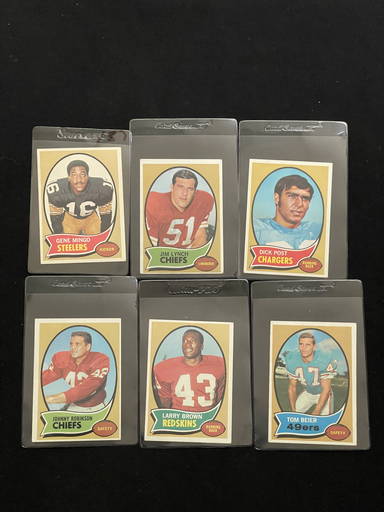 (40) 1970 Topps Football Cards
