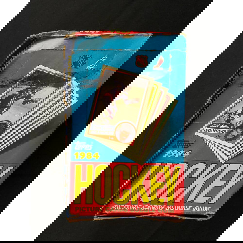 (500) 1984 Topps Hockey Cards In Wax Box Auction